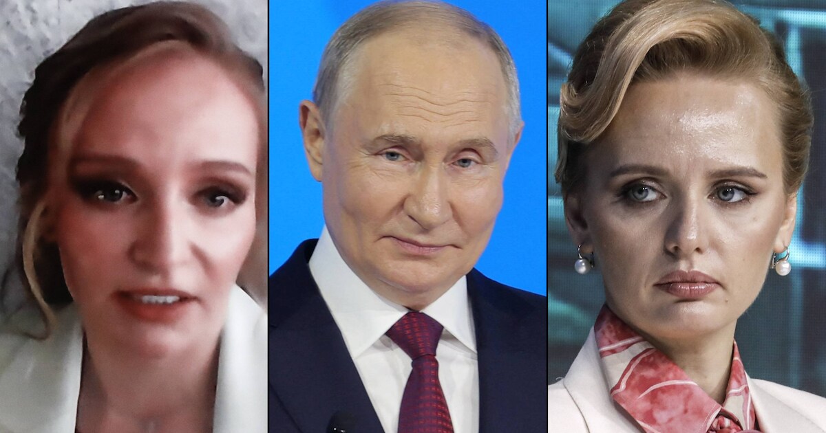 Rare prise de parole des filles de Poutine lors d’un forum économique à ...