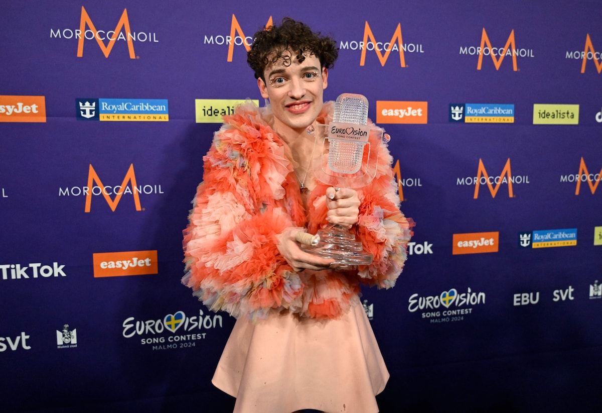 Face à la participation d’Israël, le vainqueur de l’Eurovision 2024 rend son trophée | 7sur7.be