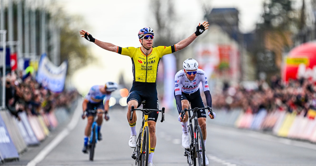 Wout van Aert remporte Kuurne-Bruxelles-Kuurne en patron et offre le ...