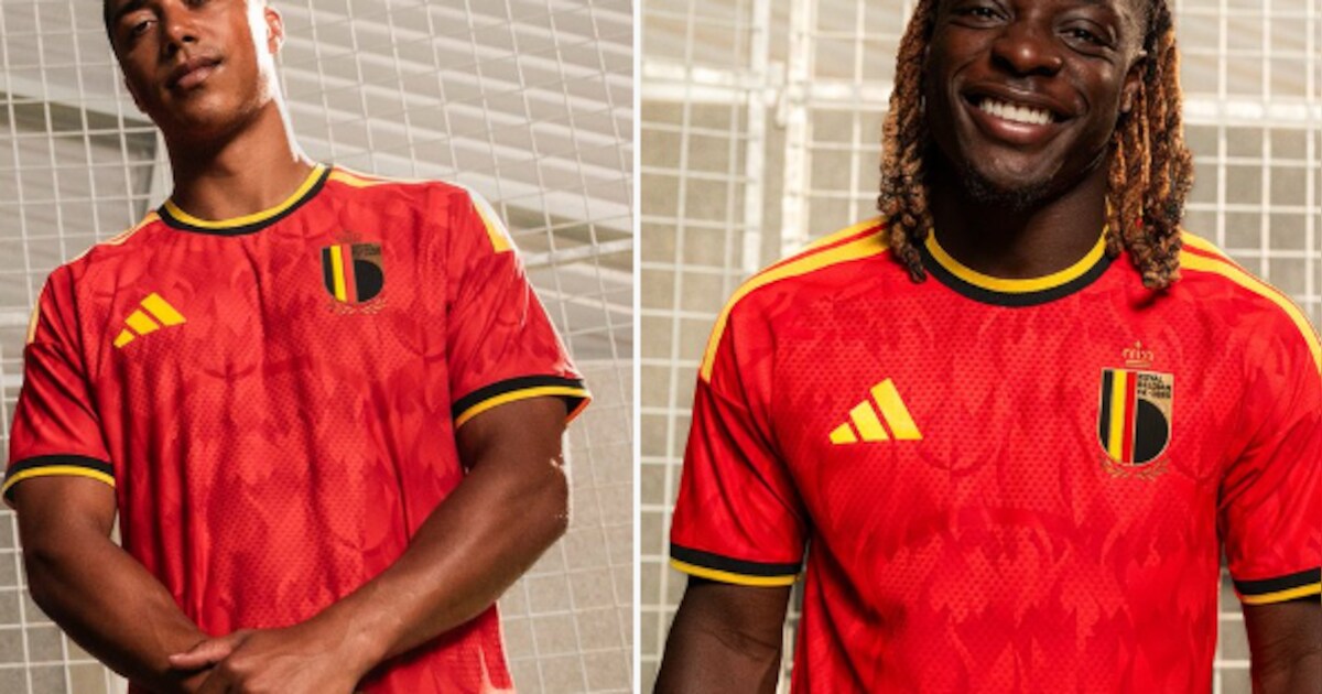 Le nouveau maillot “home” des Diables officiellement dévoilé | 7sur7.be