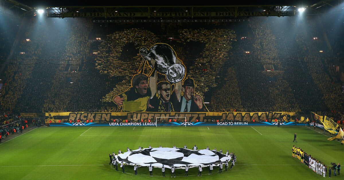 Le magnifique tifo de Dortmund | 7sur7.be