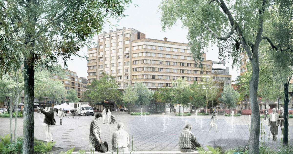 Le nouveau visage de la place Flagey | 7sur7.be