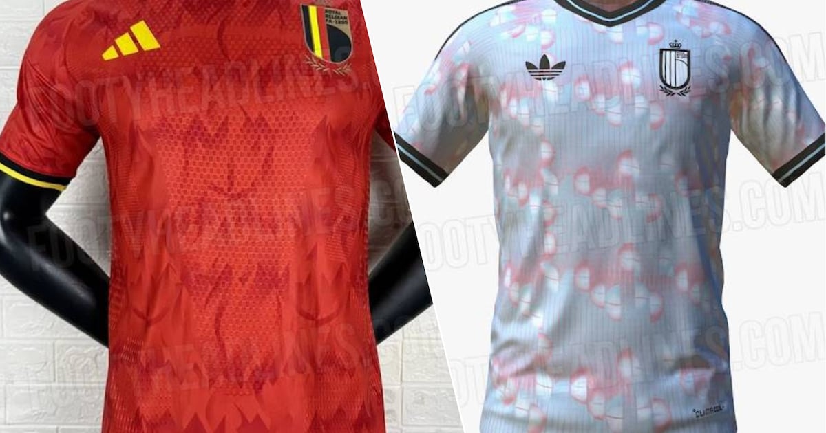 Les maillots des Diables pour le Mondial 2026? | 7sur7.be