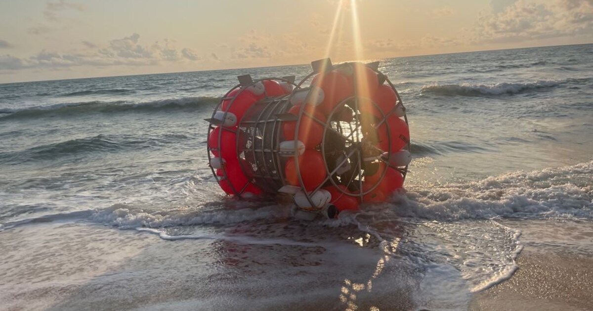 Il tente de traverser l’Atlantique dans une “roue de hamster”et est ...