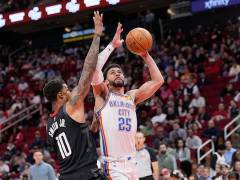 La passe de cinq pour OKC et Ajay Mitchell | 7sur7.be