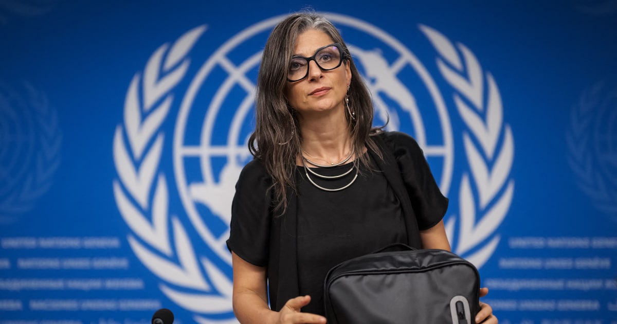 Francesca Albanese à la Chambre: : “Il faut en faire plus pour arrêter ...