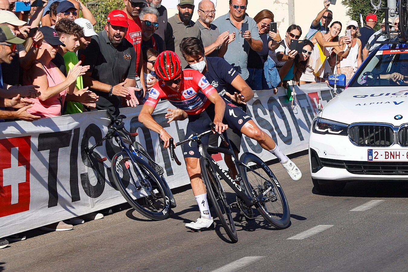 Crevaison d’Evenepoel, chute de Roglic: une fin d’étape complètement folle à la Vuelta | Foto ...