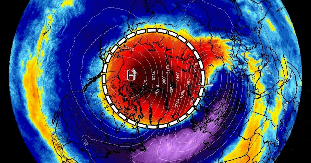 La température de la stratosphère a augmenté de 70 degrés en un mois ...