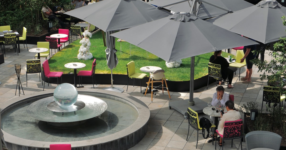 La superbe terrasse ensoleillée (et bien cachée) du quartier Louise ...