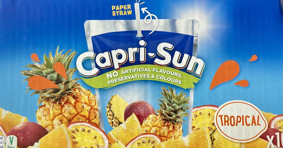 La boisson Capri-Sun lance un emballage recyclable “à 95%” | 7sur7.be