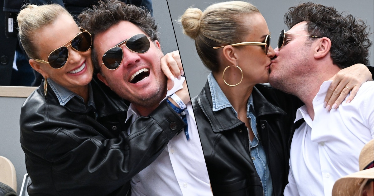 Câlins et baisers langoureux: Laeticia Hallyday affiche son amour pour ...