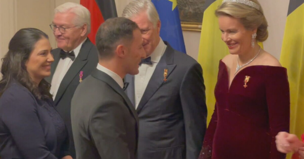 Domenico Tedesco et Karel Geraerts ont rencontré le Roi et la Reine à ...