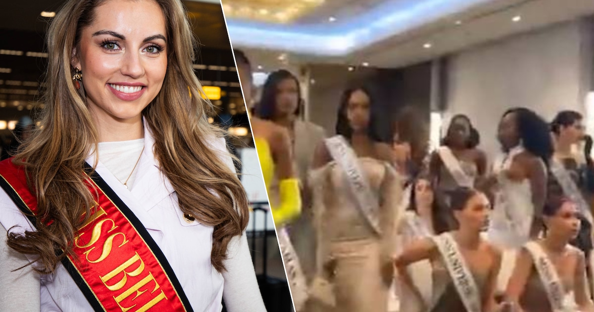 Le concours de Miss Univers marqué par un incident, la candidate belge réagit: “C’était intense ...