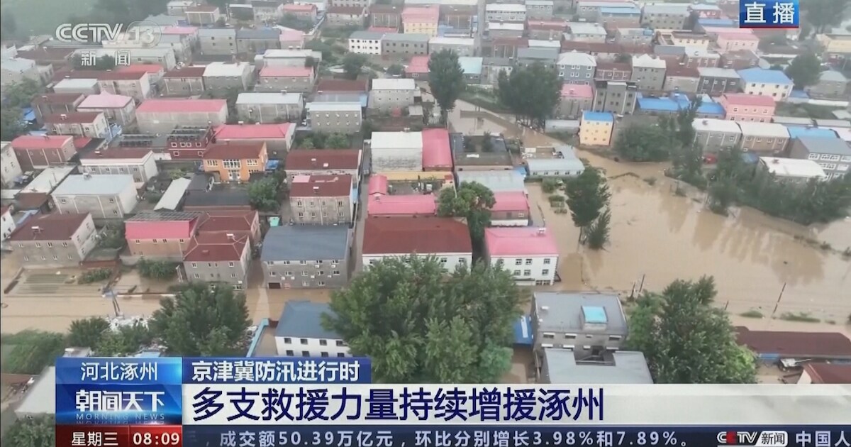 Pékin victime d’inondations meurtrières: la ville voit tomber l ...