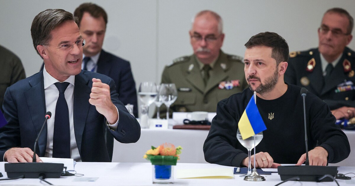 Le plan de victoire présenté par Zelensky représente un “signal important”, selon Mark Rutte ...