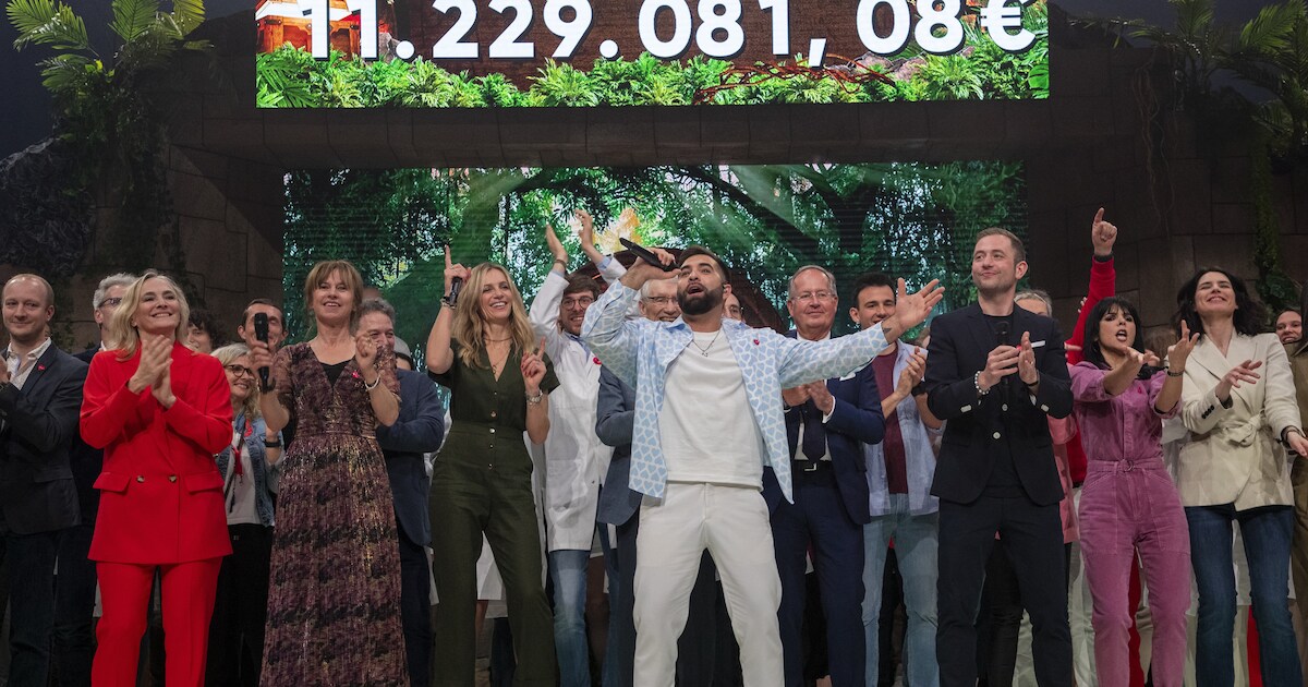 Le Télévie a récolté plus de 11 millions d'euros | 7sur7.be