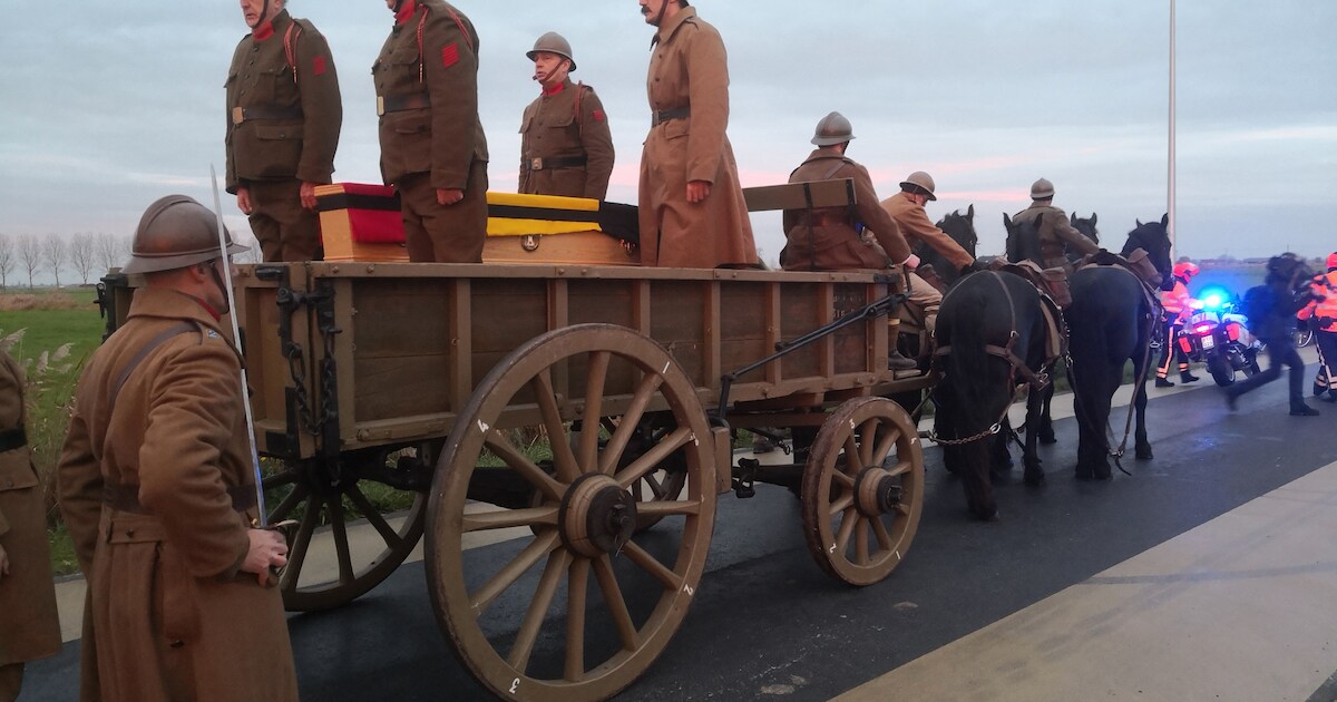 Un soldat belge de la Grande Guerre inhumé avec les honneurs 110 ans ...