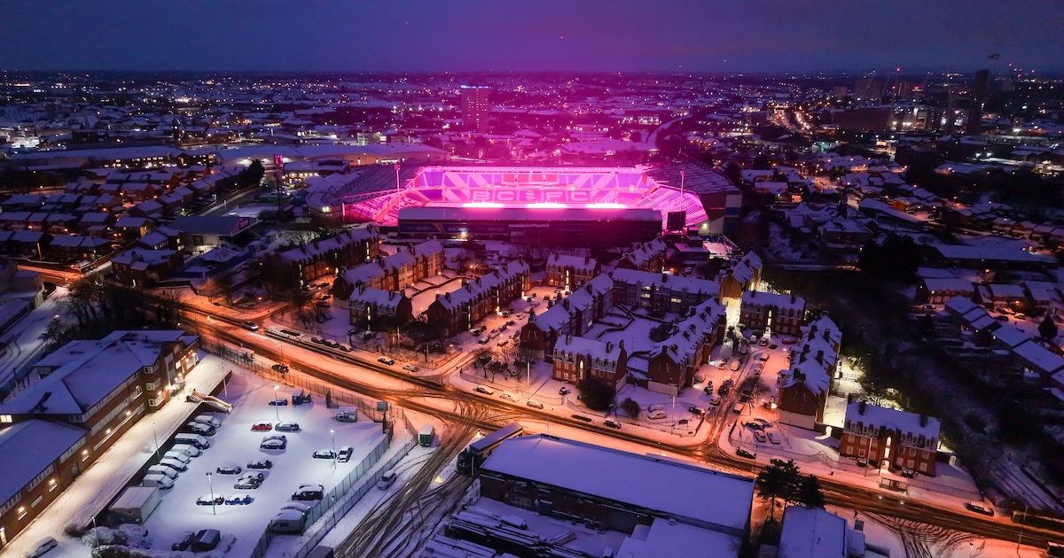 Le ciel était rose sur Birmingham durant la tempête Goretti, et ce n ...