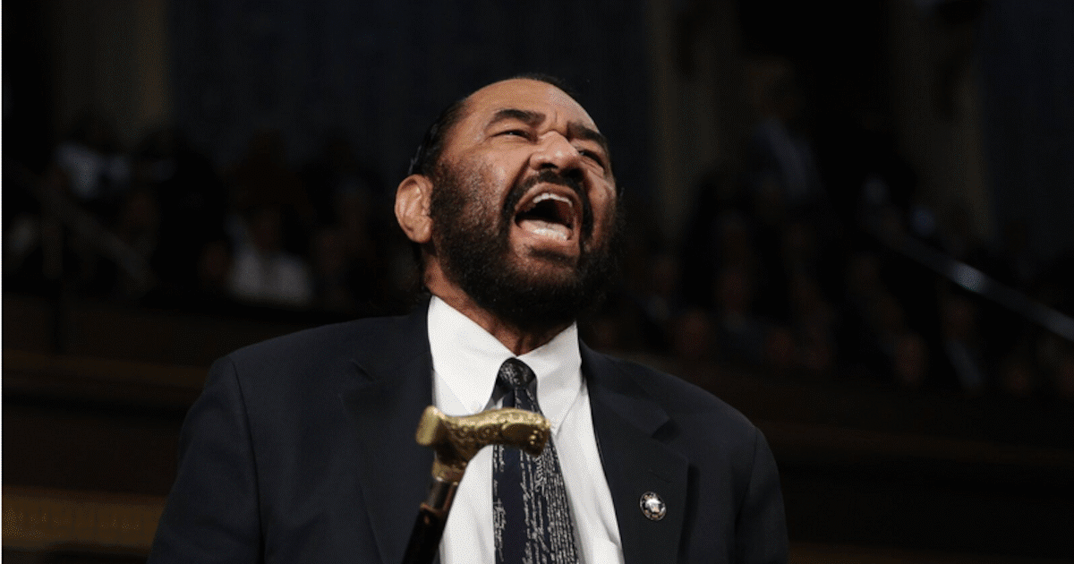 Le député démocrate Al Green expulsé du Congrès pendant le discours de ...
