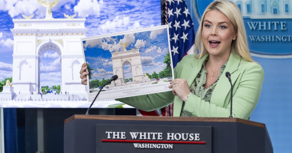 L’arche monumentale voulue par Trump à Washington officiellement ...