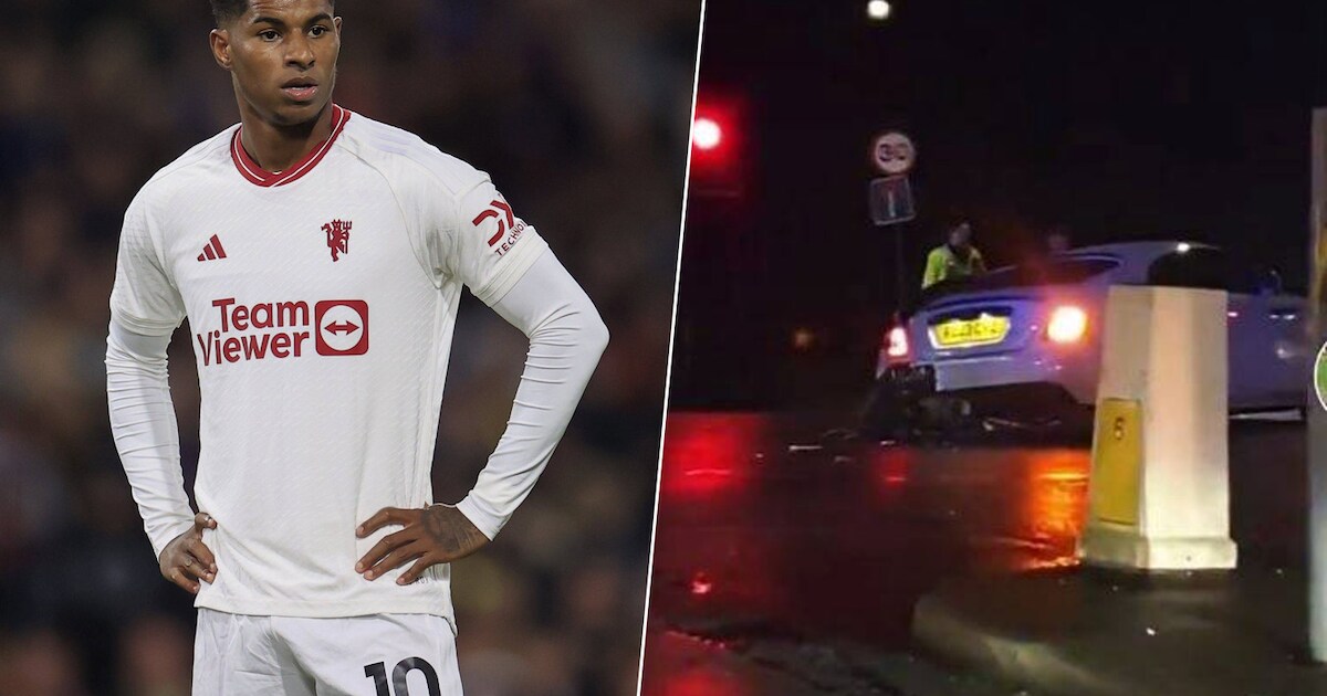 Marcus Rashford indemne après un accident de voiture avec sa Rolls ...
