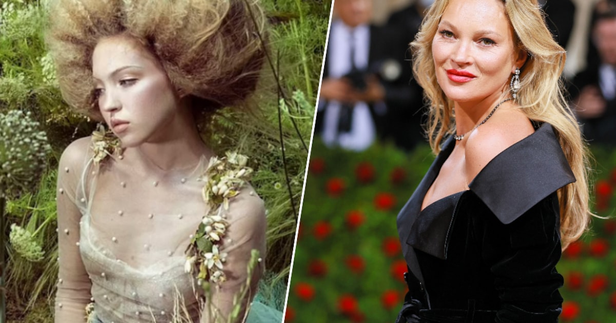 Près de trente ans après Kate Moss, sa fille Lila Grace pose pour le ...