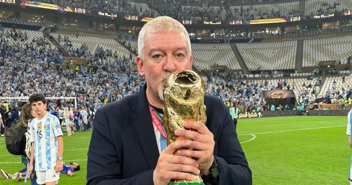 Fouad Beniz, un Belge au milieu des Argentins avec la Coupe du monde ...