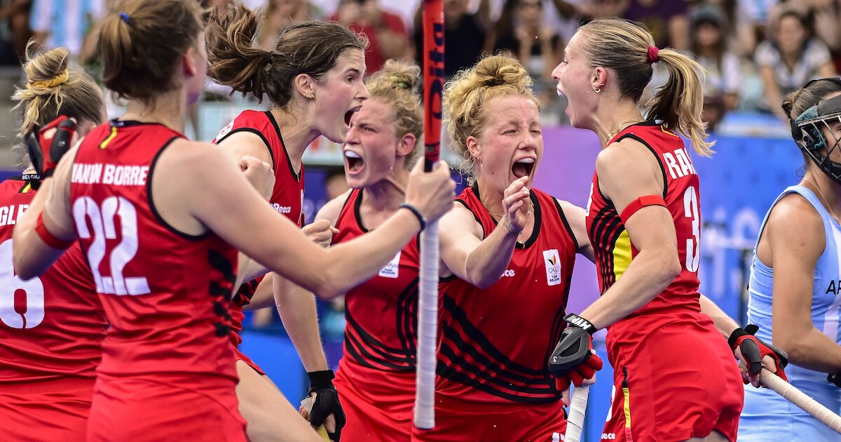 Le carton des Red Panthers contre l'Angleterre | Hockey | 7sur7.be