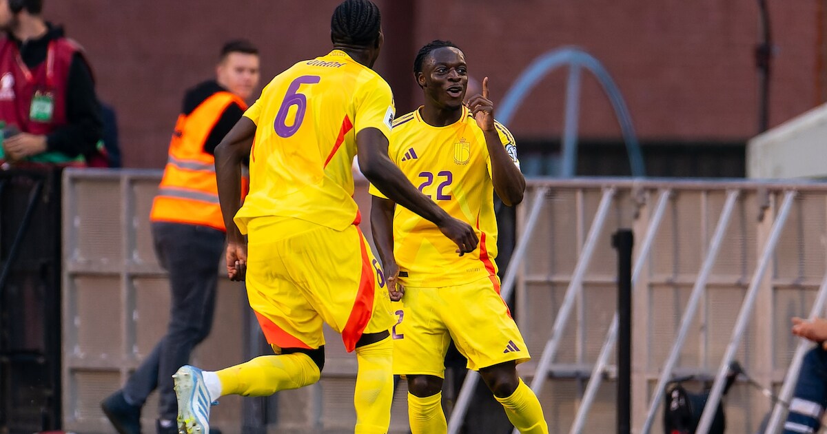 Jérémy Doku enfin buteur avec les Diables: “Si je veux être un leader ...