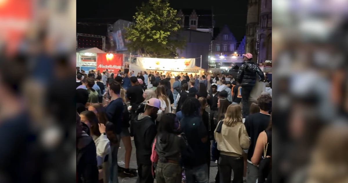 Une bagarre éclate aux Fêtes de Gand, des visiteurs se réfugient dans ...