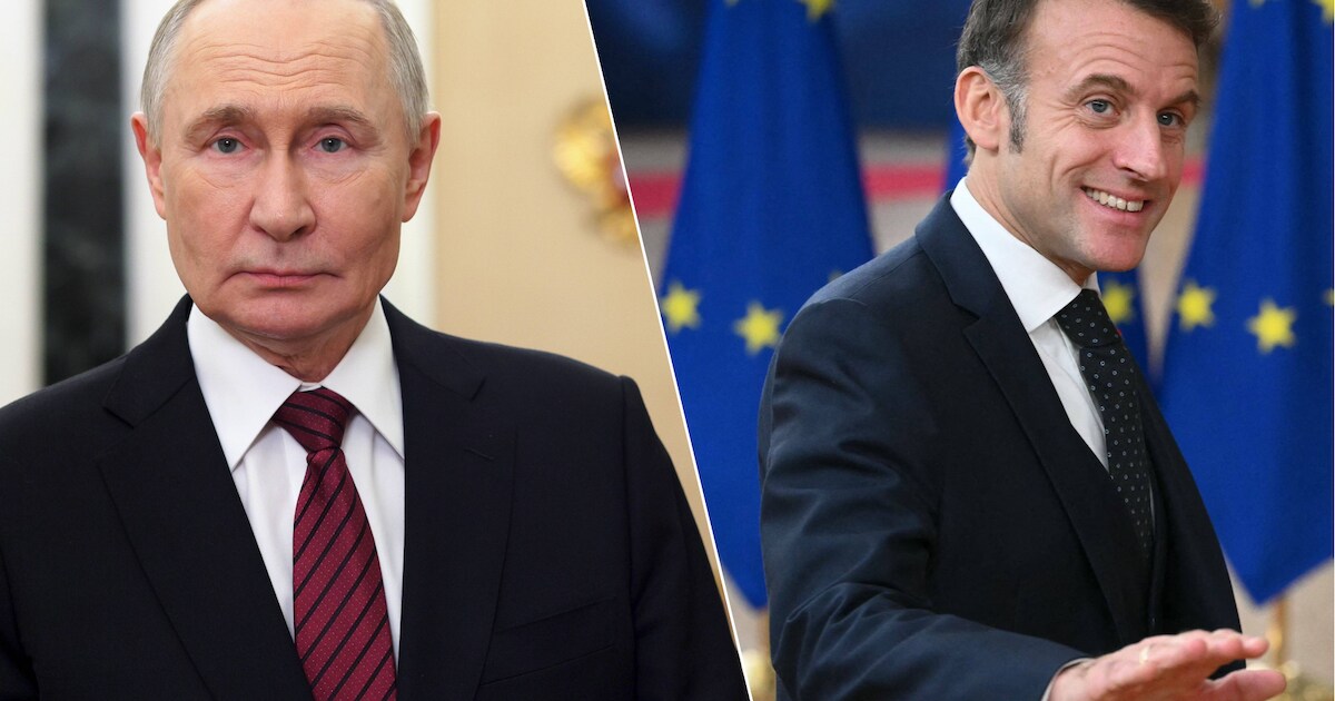 Poutine est “prêt au dialogue avec Macron”, selon son porte-parole ...