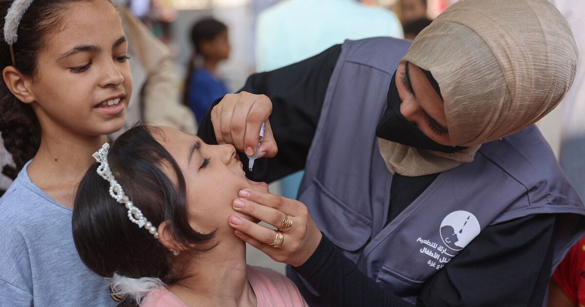 La vaccination anti-polio à Gaza “est un succès massif”, estime l’OMS ...