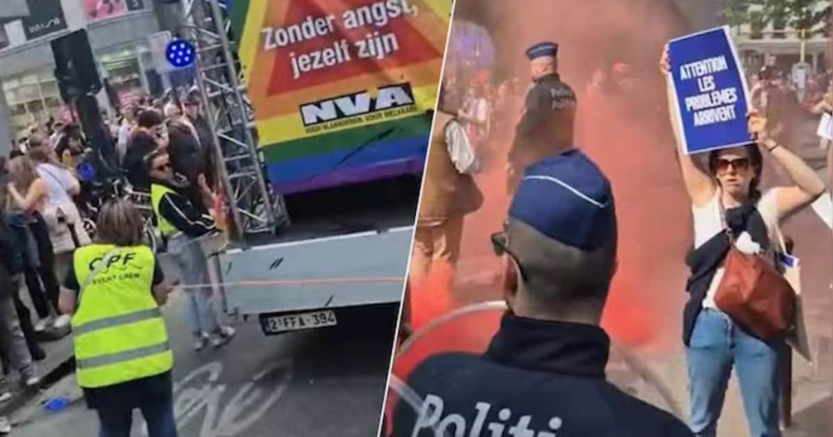 La Pride rassemble 70.000 personnes à Bruxelles, un char de la N-VA ...