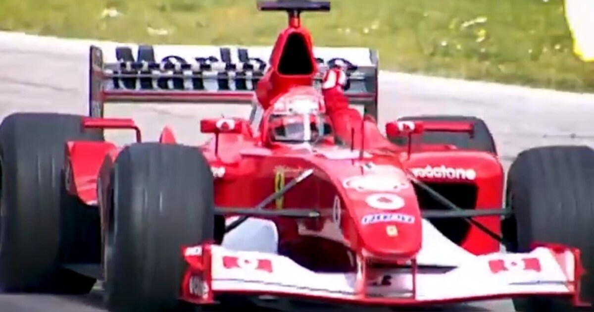La légendaire F2002 de Schumi aux enchères | Formule 1 | 7sur7.be