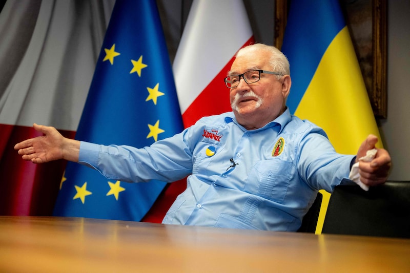 Lech Walesa sur la guerre en Ukraine: “Si les États-Unis entrent en jeu ...
