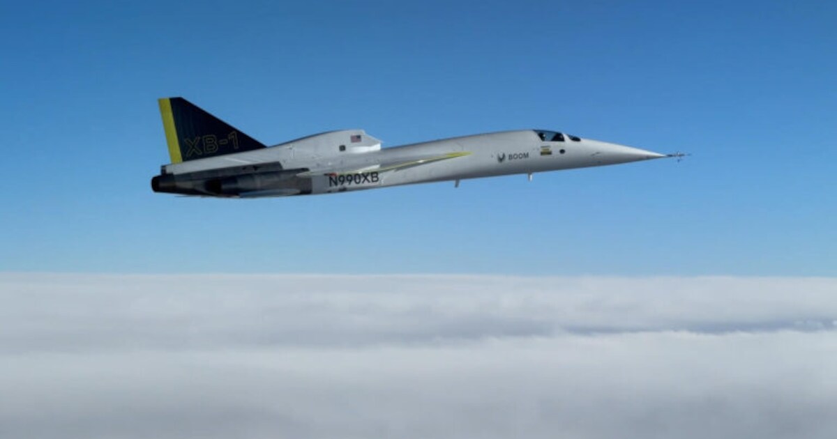 Un prototype d’avion civil supersonique franchit le mur du son pour la ...