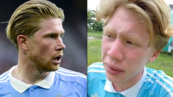 “C’est son sosie”: un Indonésien fait le buzz grâce à sa ressemblance avec Kevin De Bruyne ...