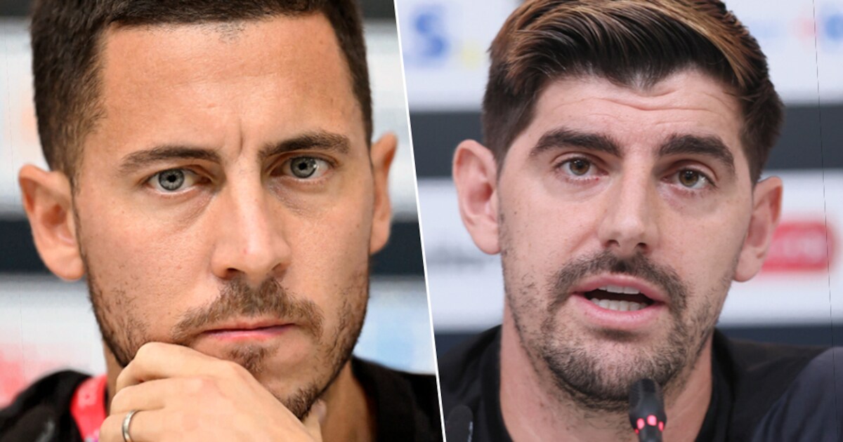 Thibaut Courtois et Eden Hazard ont repris l'entraînement avec le Real ...