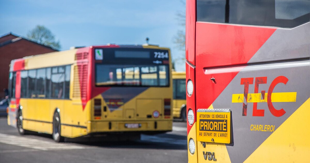 84 trajets et un espace du TEC Charleroi supprimés ce vendredi | 7sur7.be