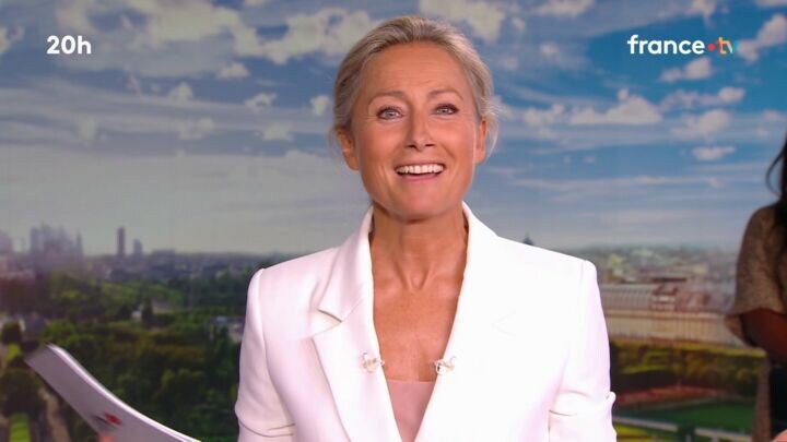 “Voilà, c’est fini”: les adieux émouvants d’Anne-Sophie Lapix au 20H de France 2 | Foto | 7sur7.be