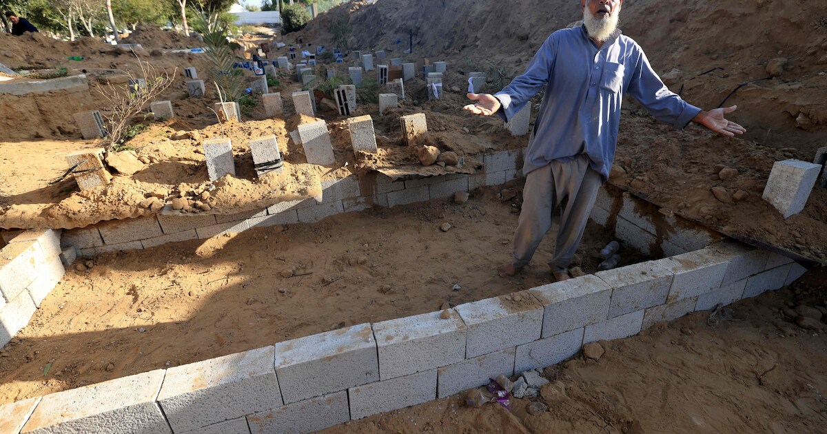 À Gaza, les cimetières débordent de cadavres et les fossoyeurs n ...