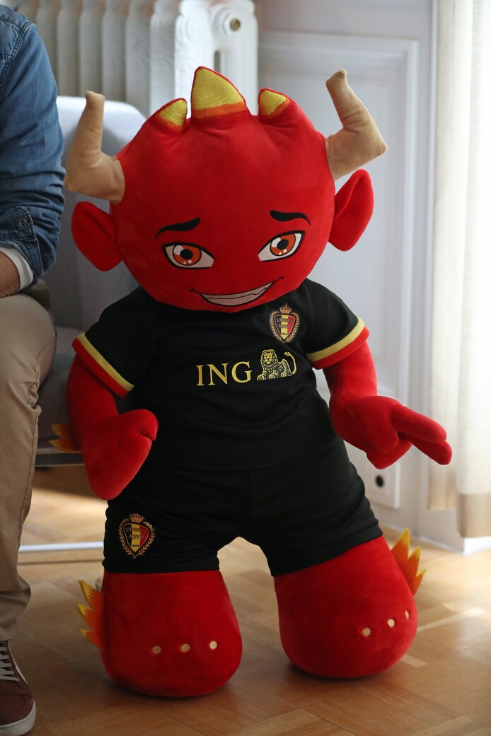 Voici la mascotte officielle des Diables Rouges | Home | 7sur7.be