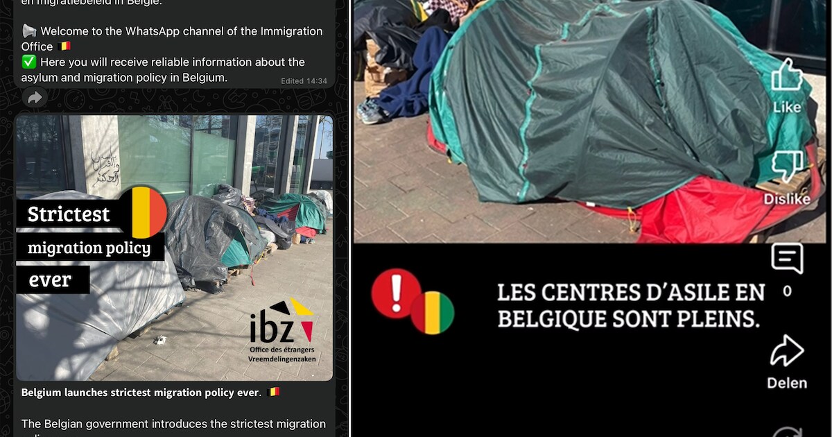 Une campagne pour dissuader les migrants de venir en Belgique: “Les ...