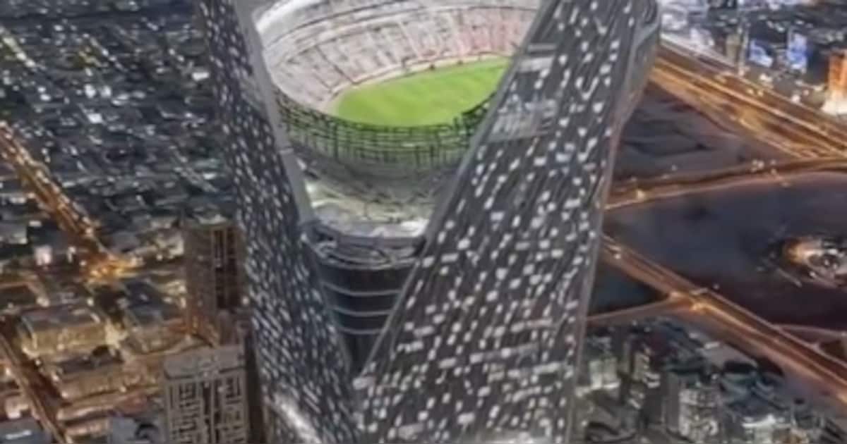 Une vidéo sur le futur “sky stadium” en Arabie saoudite devient virale | 7sur7.be