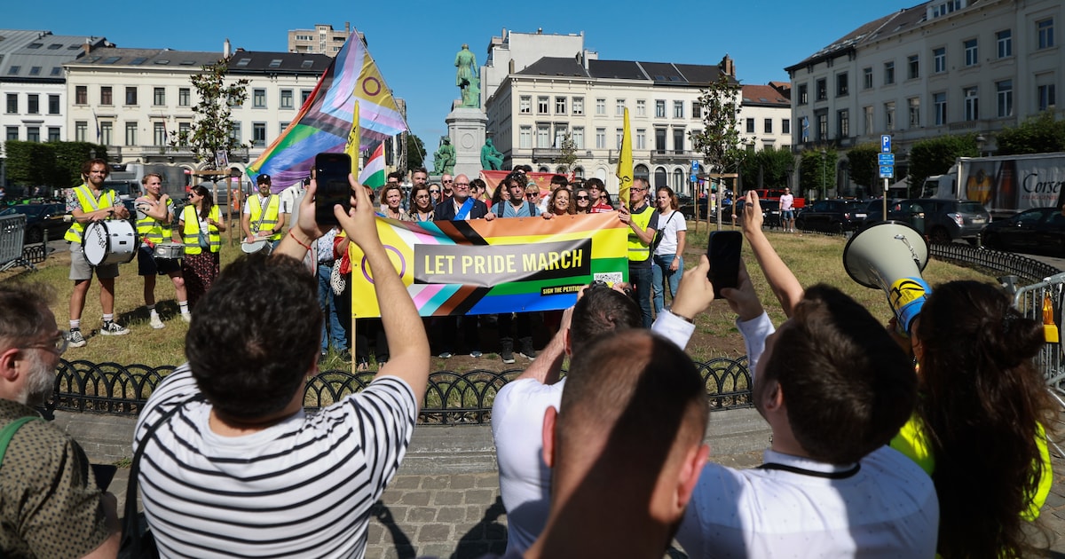 Une mini pride à Bruxelles pour que la marche des fiertés puisse avoir ...