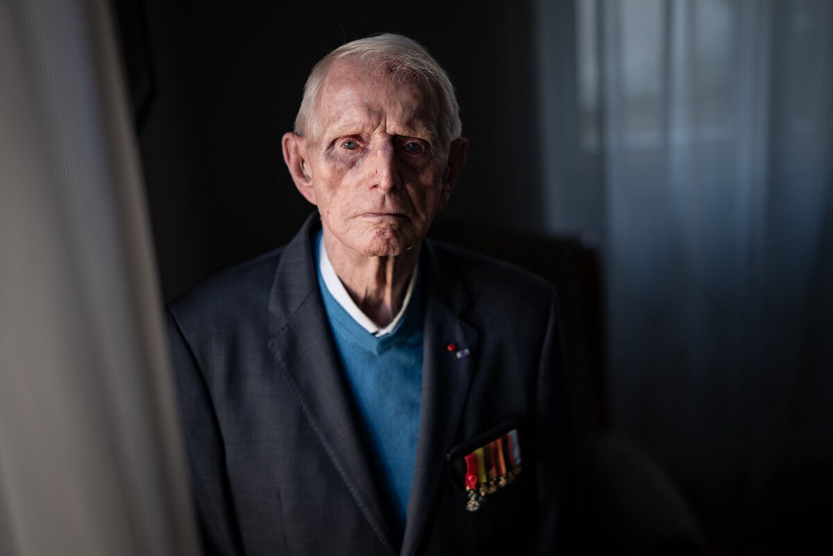 Henri Mosson, le doyen des survivants du seul camp nazi de France, est ...