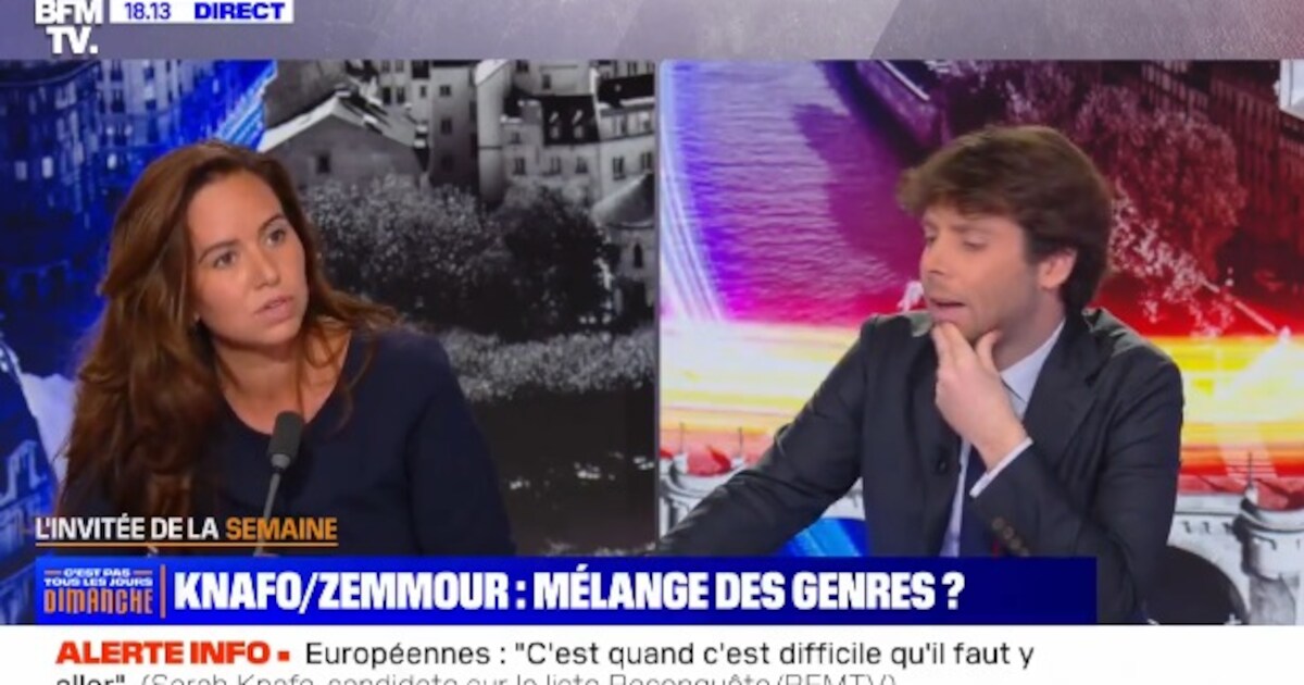 Échange tendu entre Sarah Knafo et Benjamin Duhamel sur BFMTV: “La ...