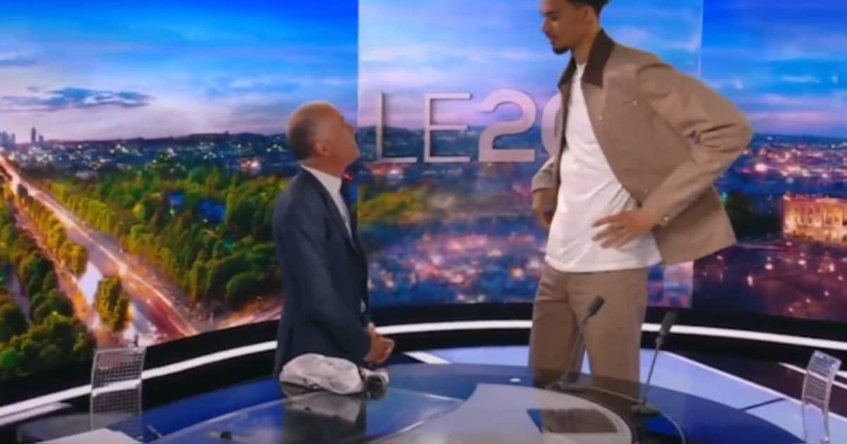 L’interview très commentée de Victor Wembayama au JT de TF1 | 7sur7.be