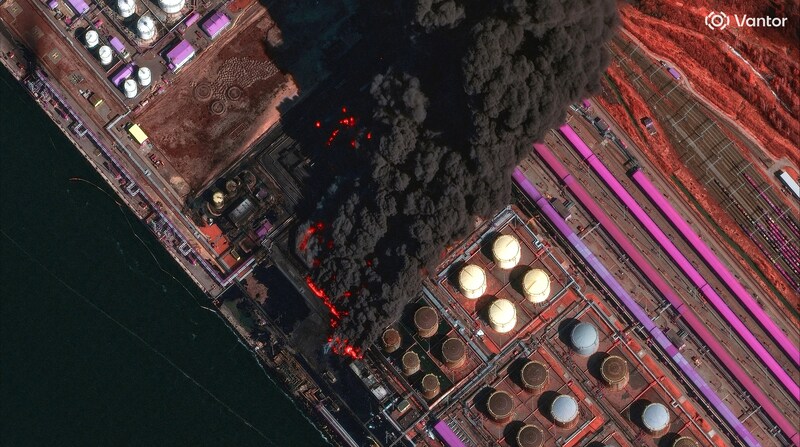 Un port crucial pour la Russie à nouveau frappé par des drones | 7sur7.be