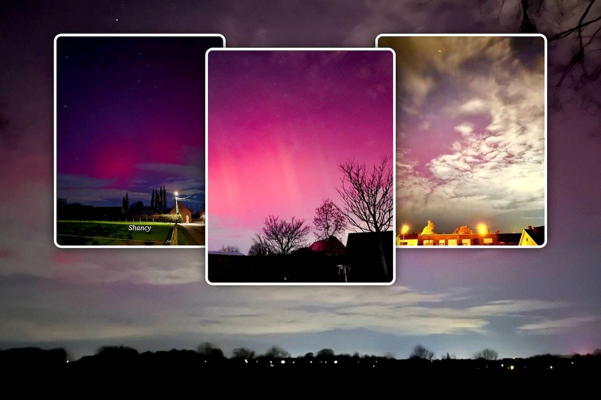 Des aurores boréales observées la nuit dernière en Belgique, des ...